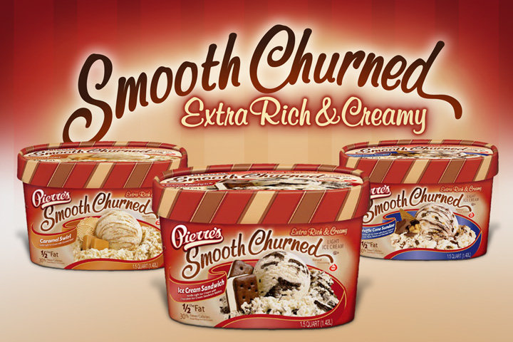 Scott Auch - Portfolio - Rebranding Pierre's Ice Cream