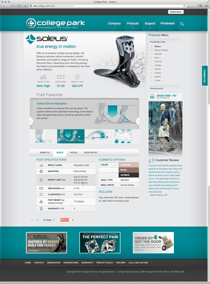 Scott Auch - Portfolio - College Park Website